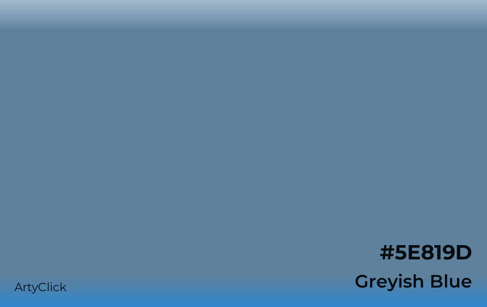 Greyish Blue Color ArtyClick