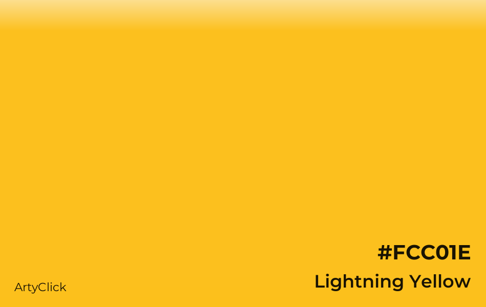 Lightning Yellow Color ArtyClick
